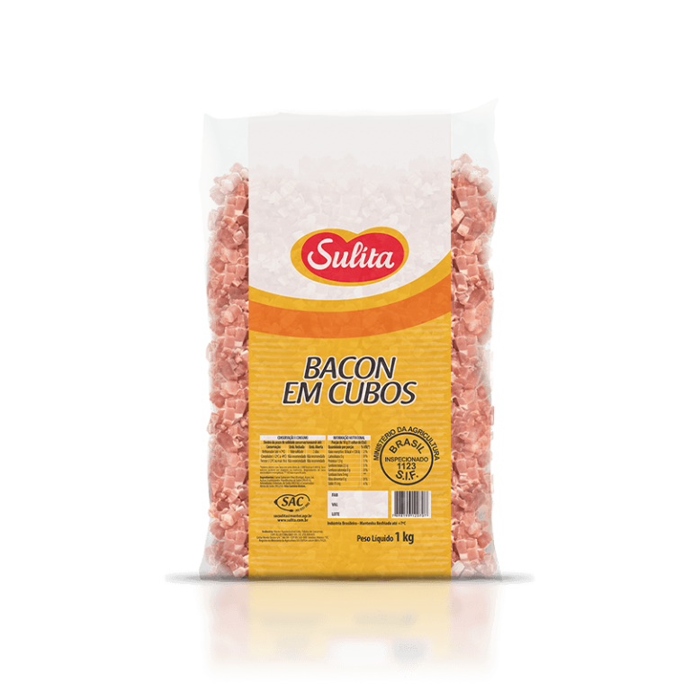 Bacon em Cubos 1kg – Sulita
